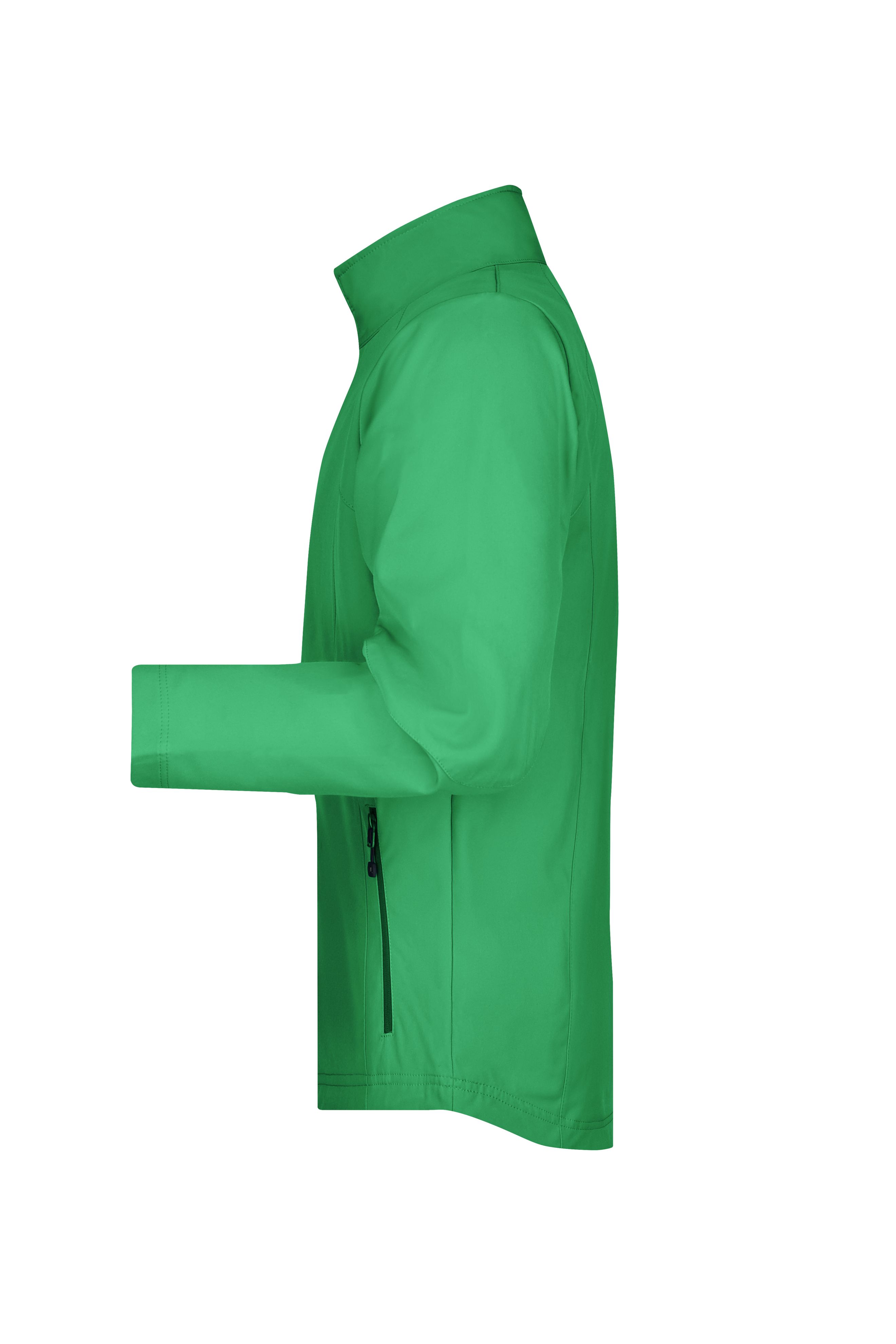 Men Mens Softshell Jacket Green Workweartextilien