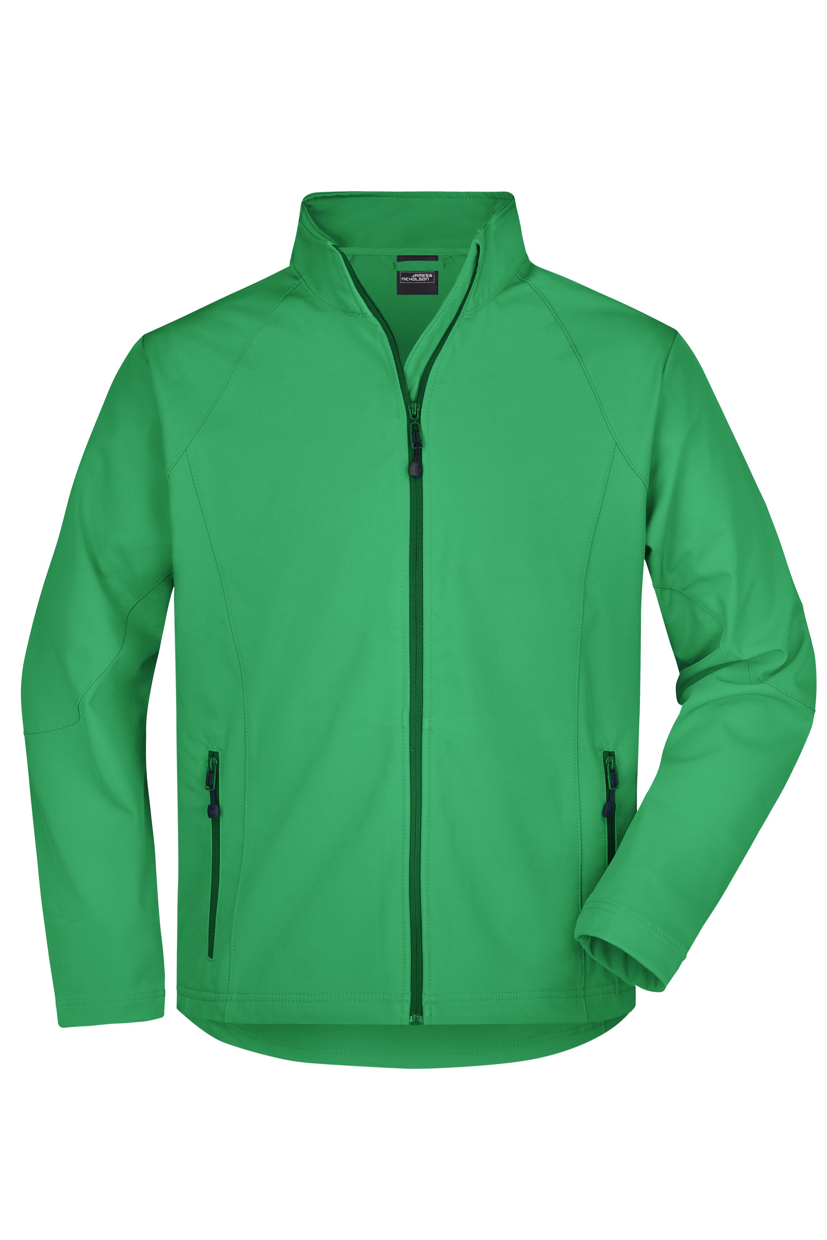 Men Men's Softshell Jacket Green-Workweartextilien