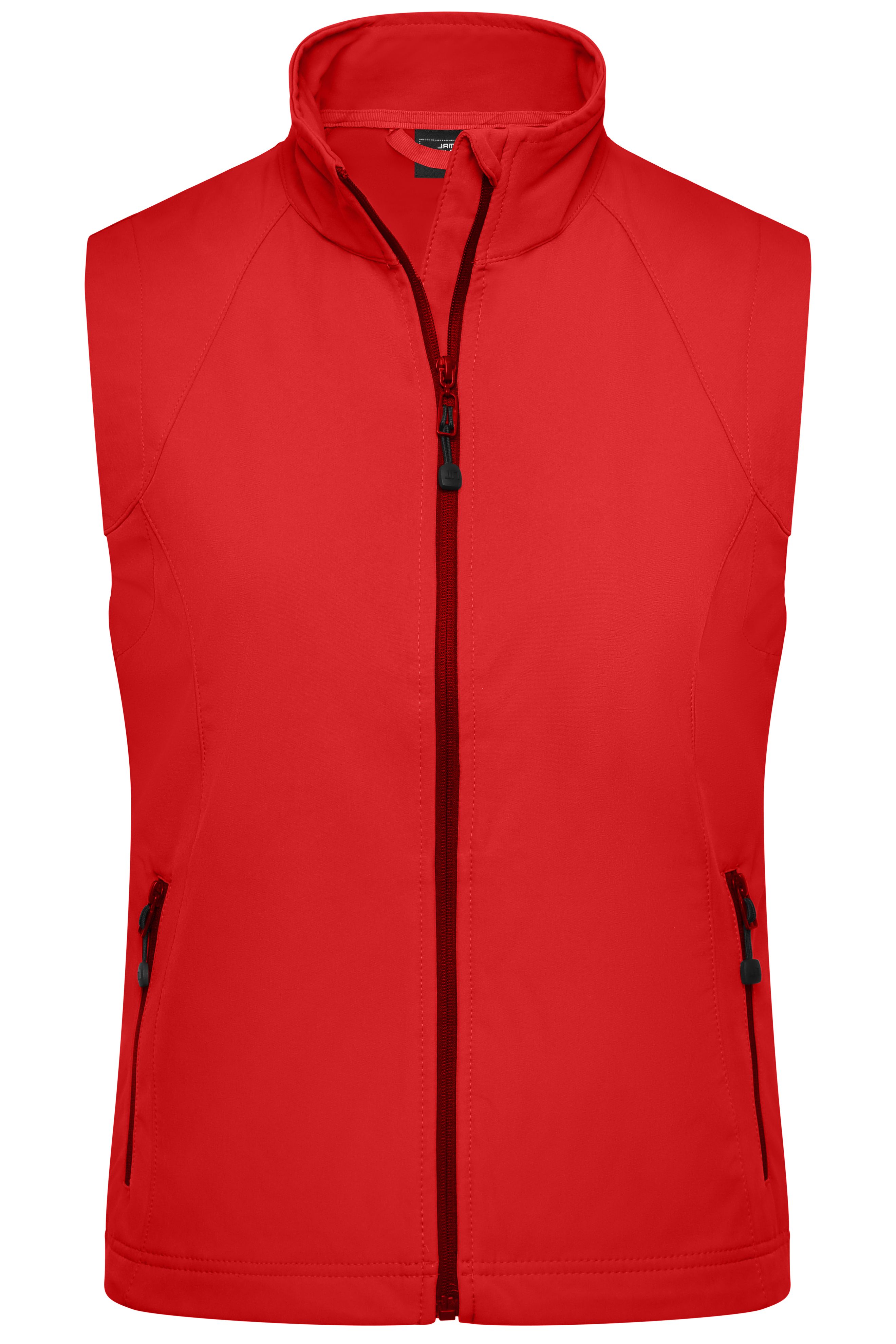 Ladies Ladies Softshell Vest Red Workweartextilien