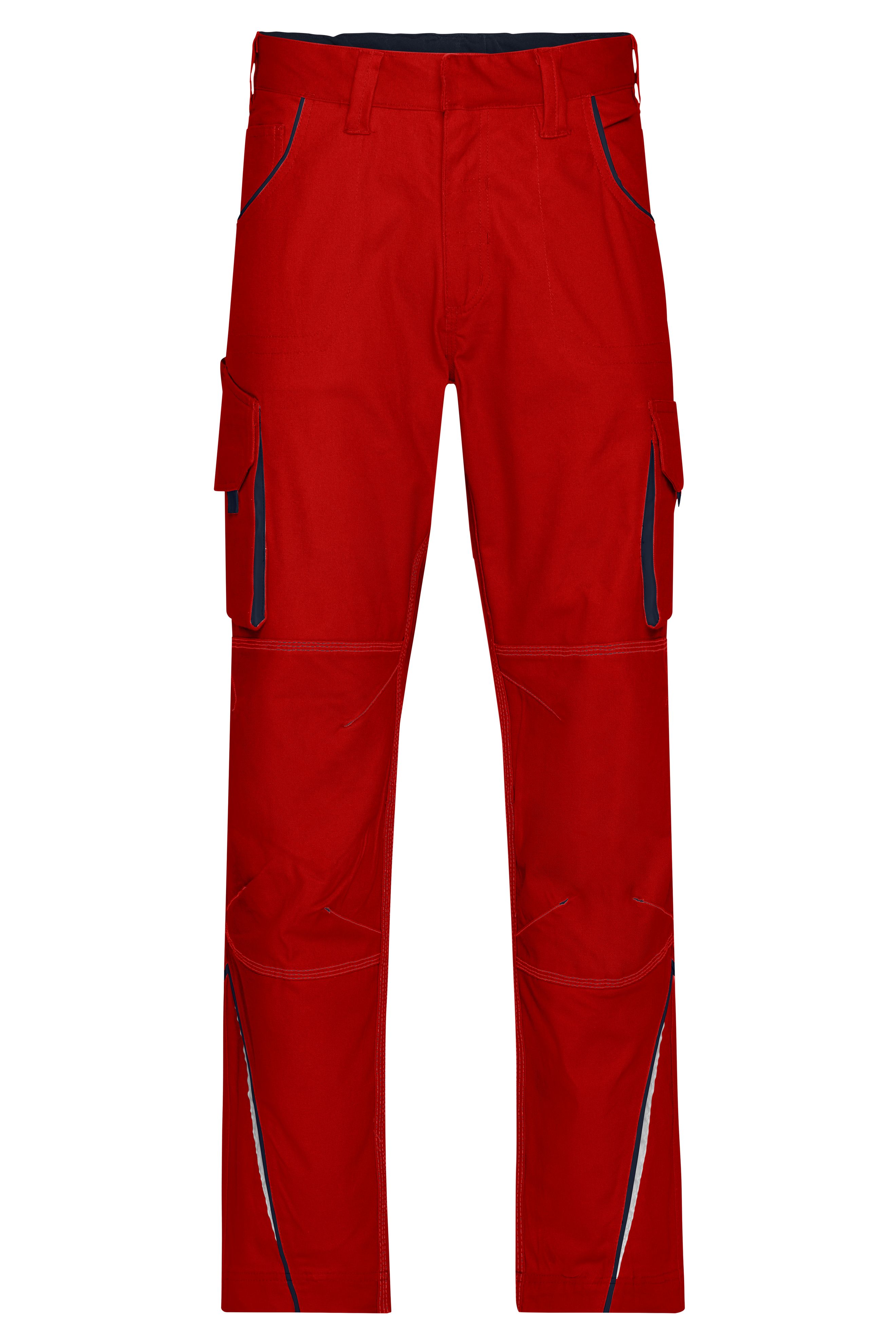 Unisex Workwear Pants - COLOR - Red/navy-Workweartextilien