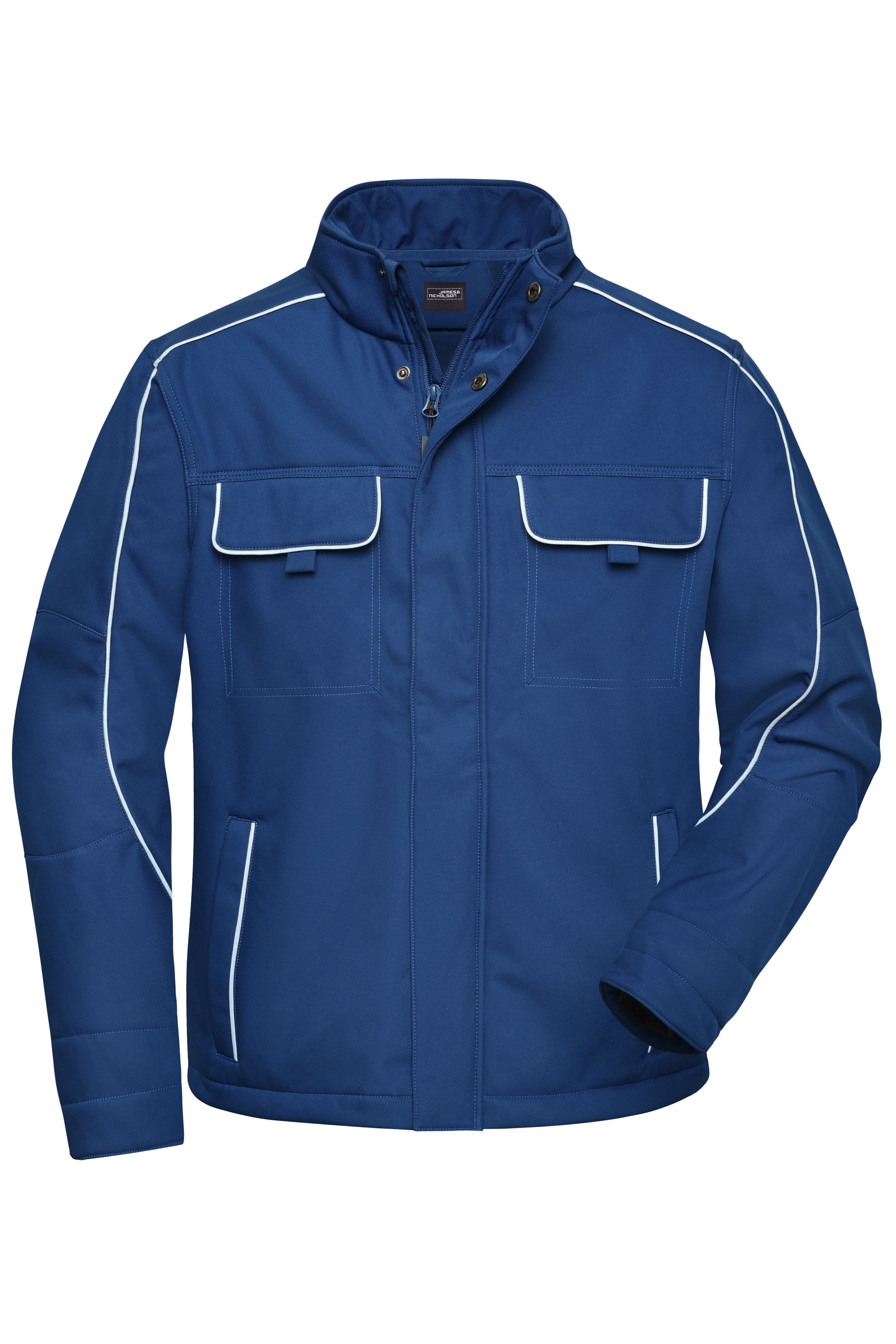 Unisex Workwear Softshell Jacket Solid Dark Royal Workweartextilien